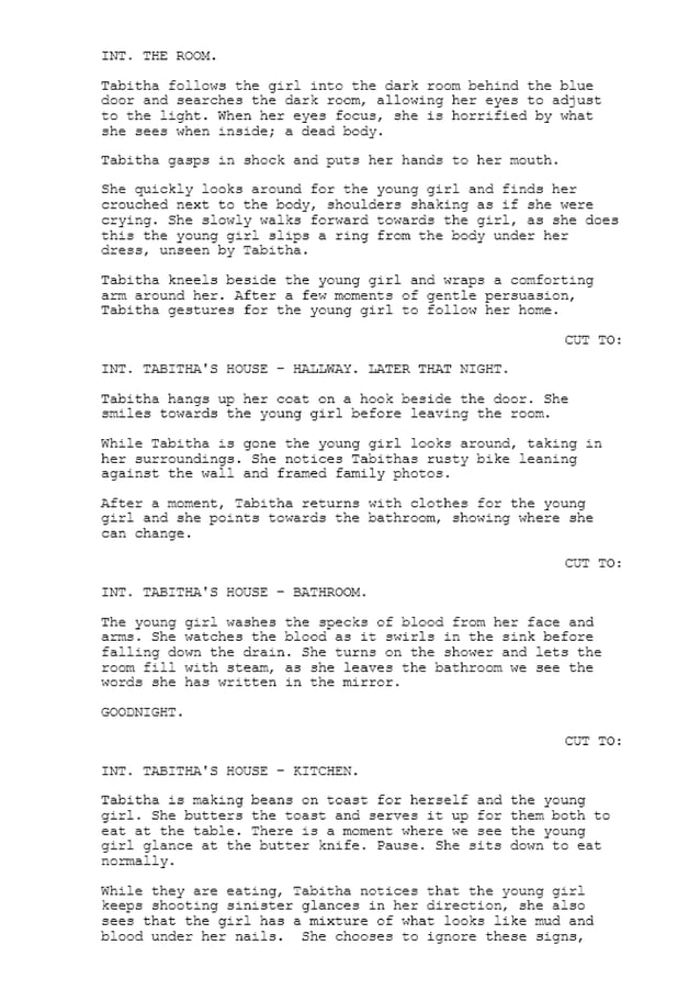 Keepsake second draft script | DOCX