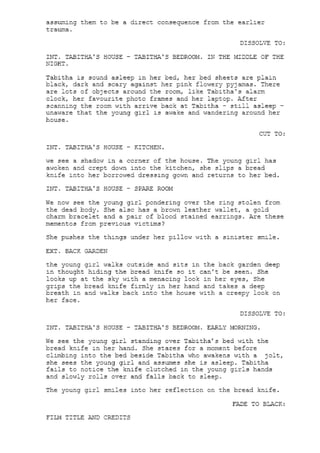 Keepsake second draft script | DOCX