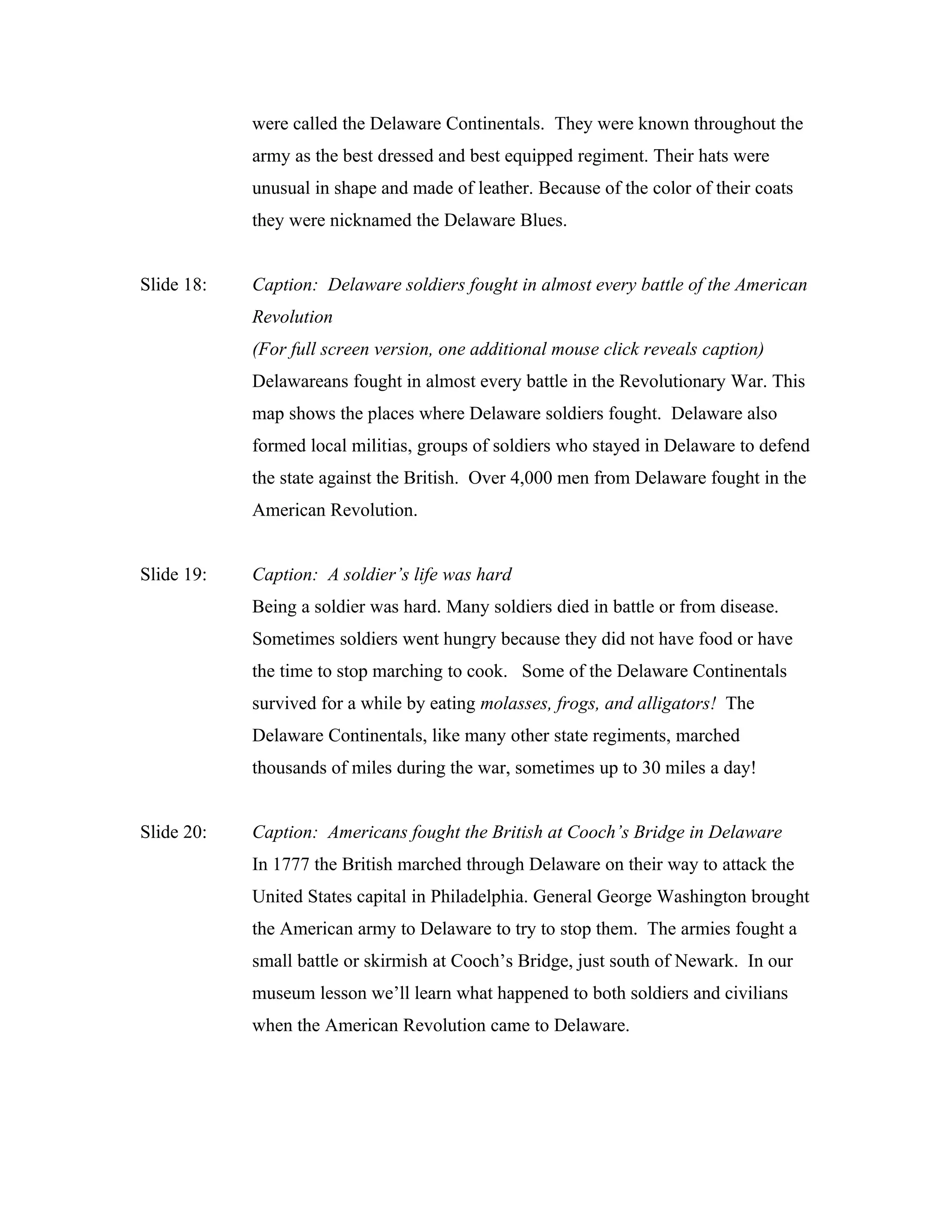 Am. Rev. in Delaware text only | DOC