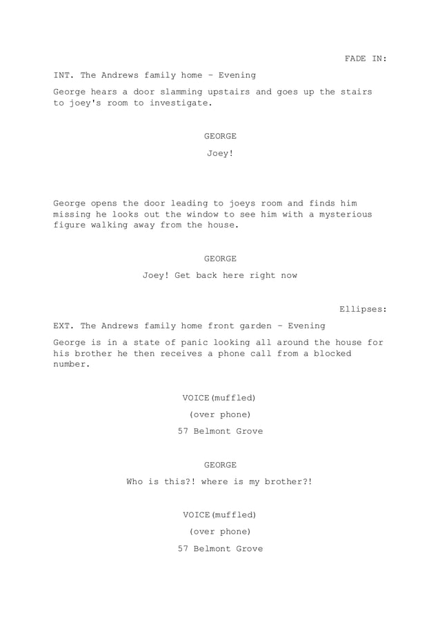 Script for enigma | DOCX