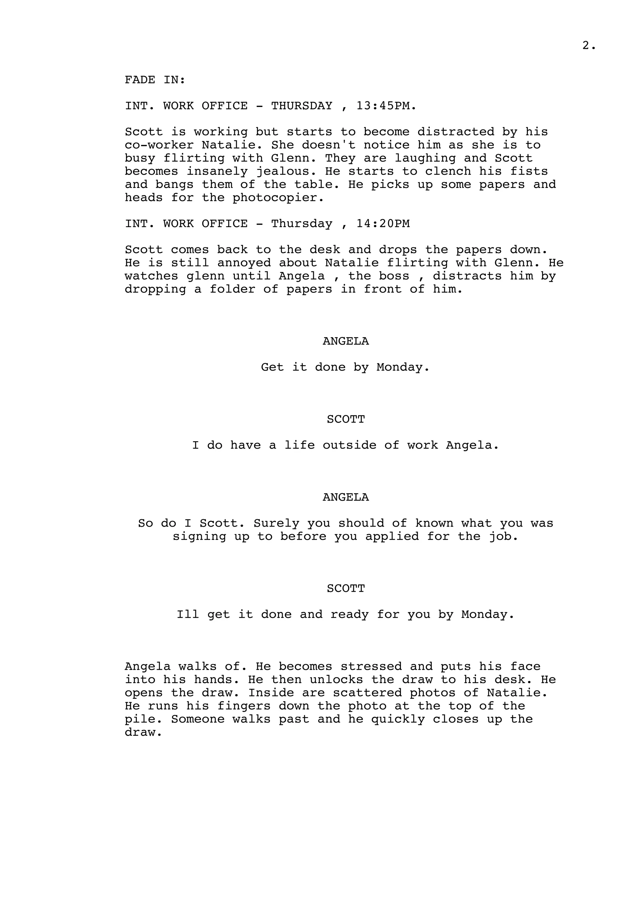 Script for film | PDF