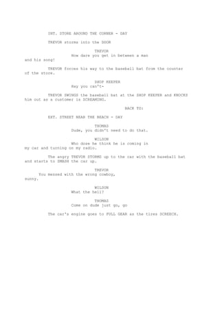 Script for gta cutscene