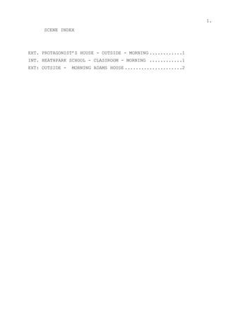 Script for homeless movie | PDF
