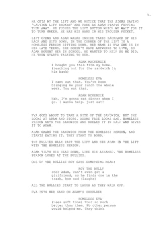 Homeless Movie Script | PDF