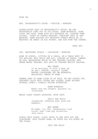 Homeless Movie Script | PDF