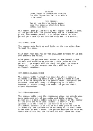 Script for horror film | PDF