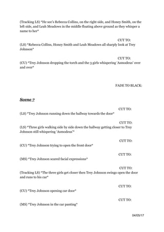 Script for horror trailer | PDF