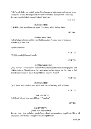 Script for horror trailer | PDF