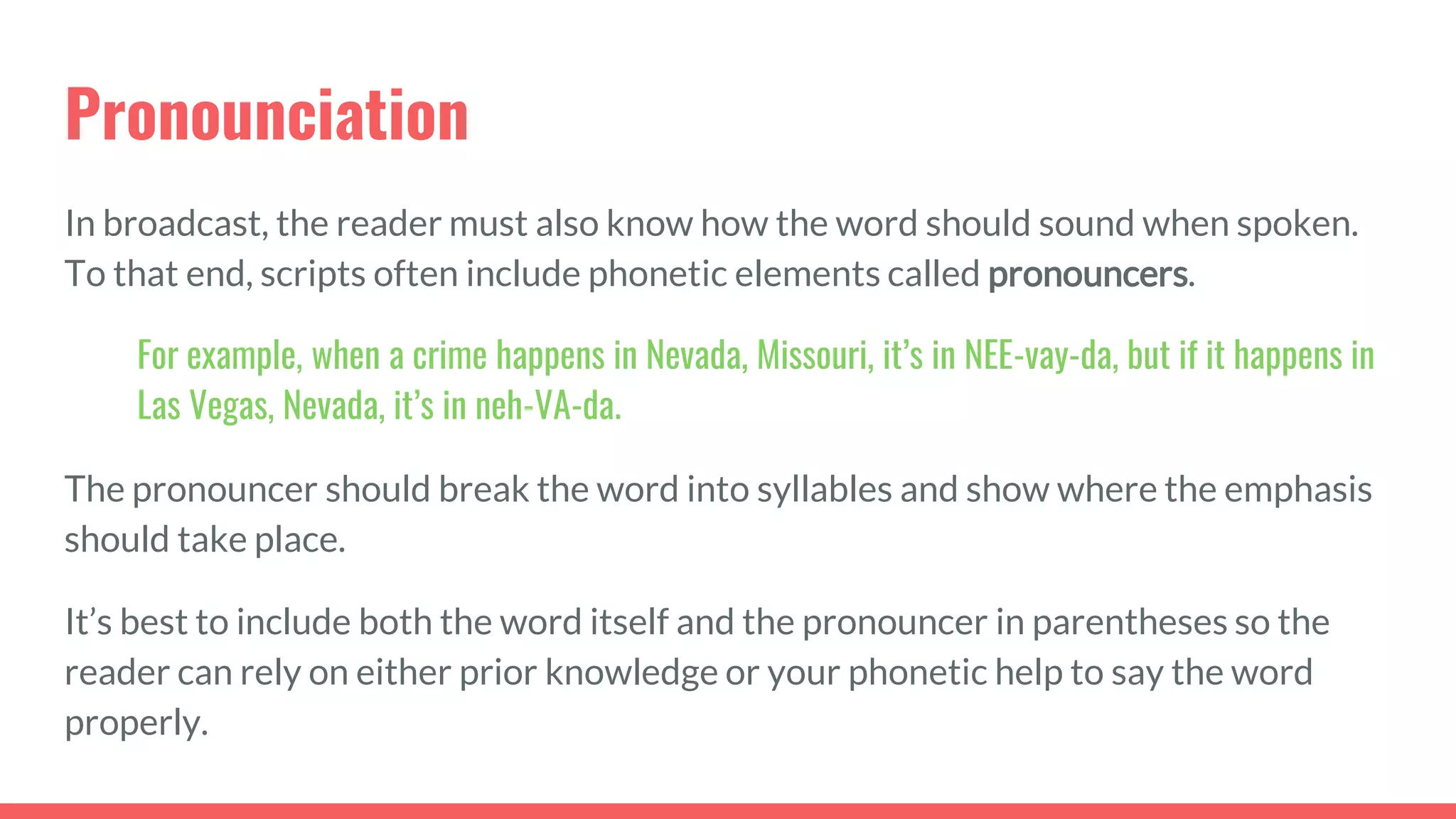 Script Formatting for Broadcast Writing | PPT