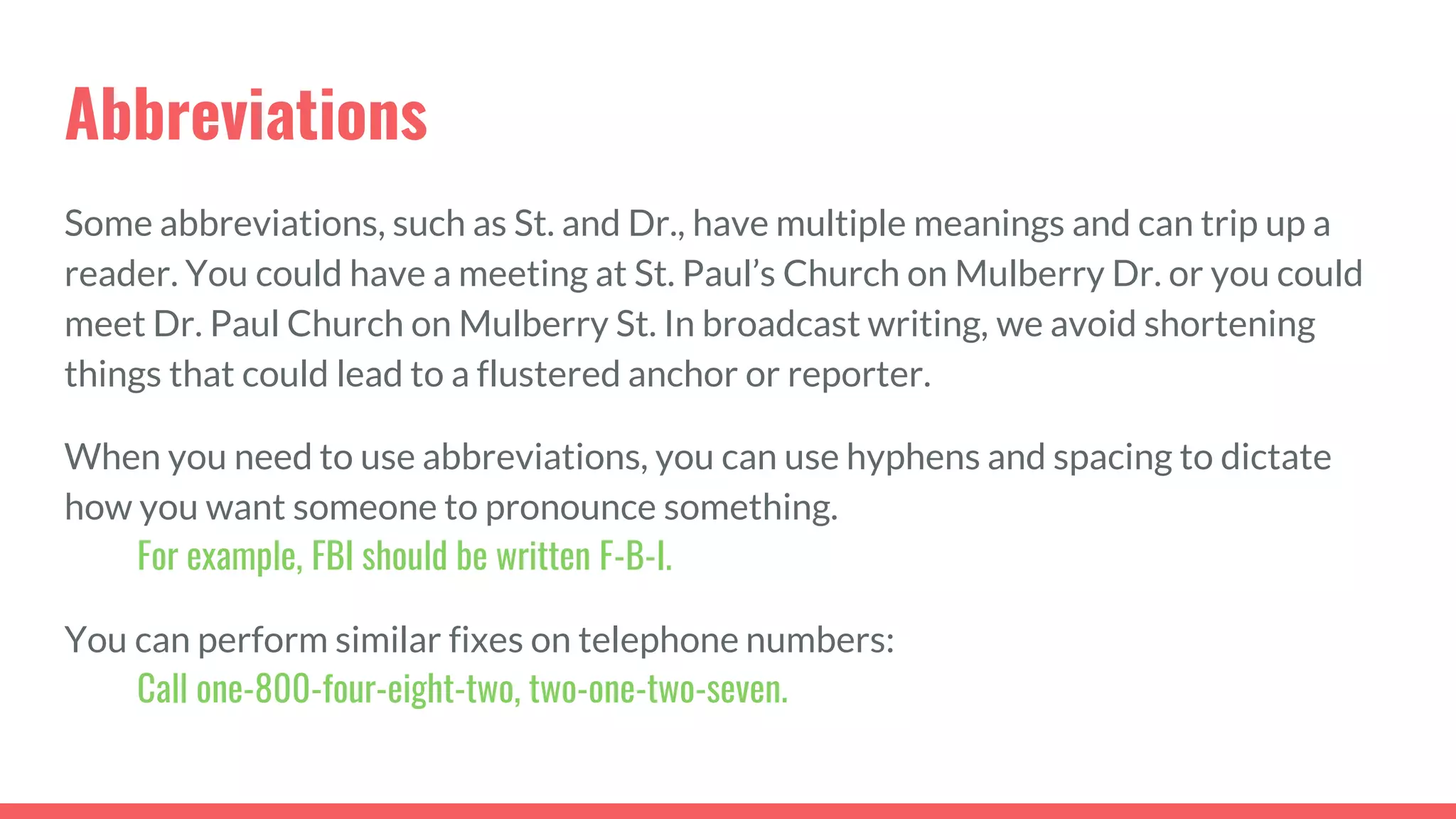 Script Formatting for Broadcast Writing | PPTX