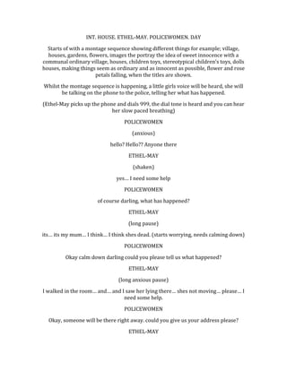 Script for media horror | PDF