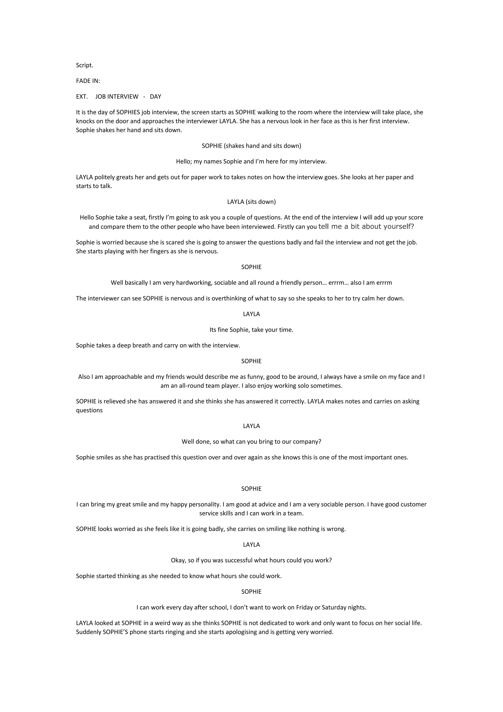 Script for mr dlayeyyyyy | PDF