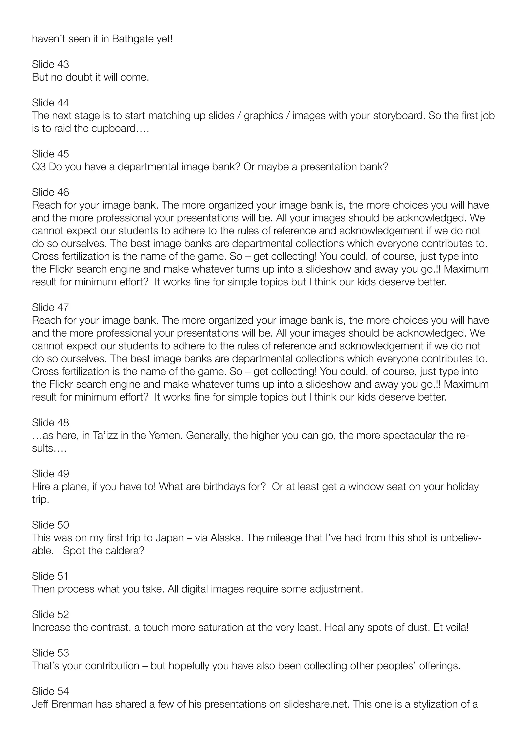 Script For Perfect Presentation | PDF