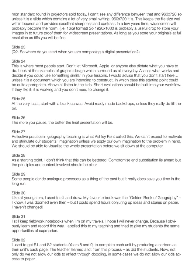 Script For Perfect Presentation | PDF