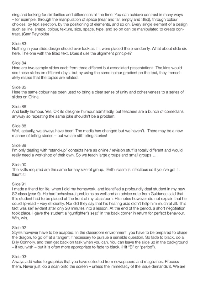 Script For Perfect Presentation | PDF