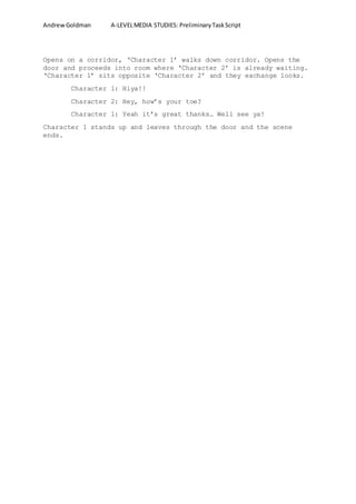 Script for prelim | PDF