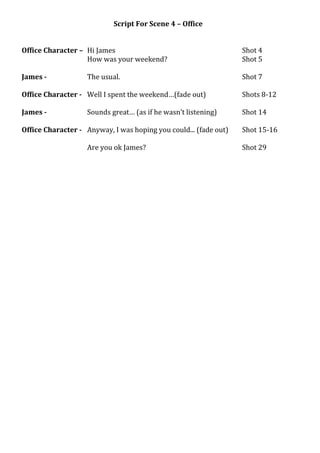 Script For Scene 4 – Office | DOCX