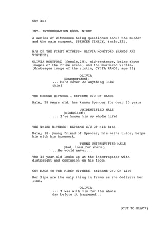 Script for short film irene copy | PDF | Crime & Harmful Acts to ...