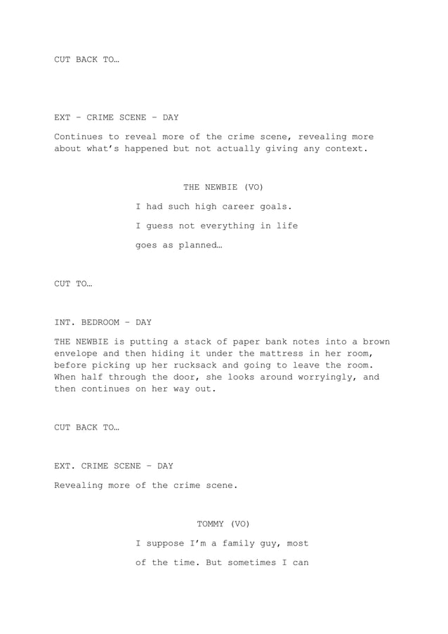 Script 2nd Draft | PDF
