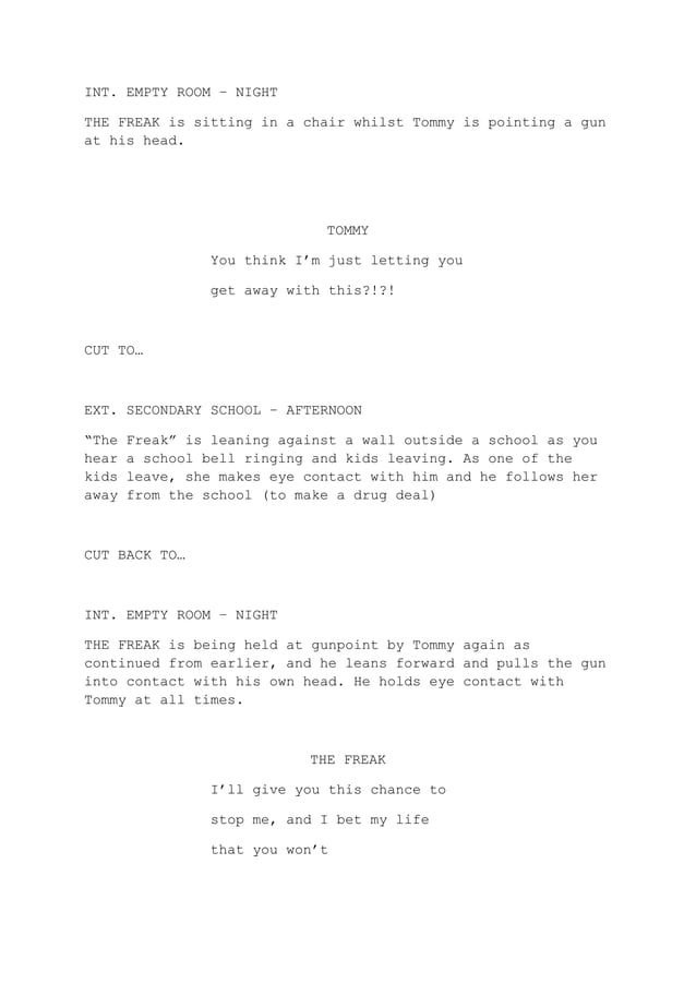 Script 2nd Draft | PDF