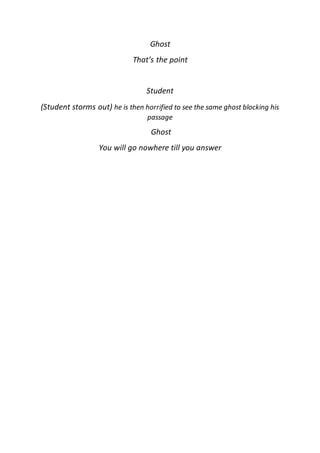 Script for the ghost scene | DOCX