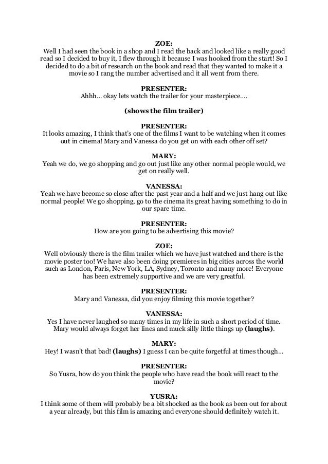 Harry Calder: 12. Interview