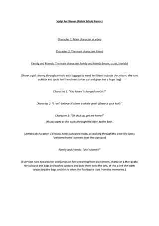 Script for waves | DOCX
