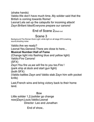 Script (grade 5) | PDF | Arms & Ammunition | Sensitive Topics