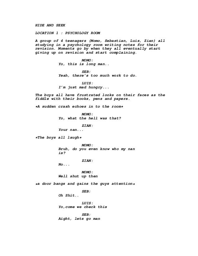 Script hide and seek