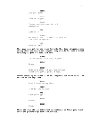 Script hide and seek new | PDF