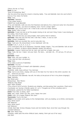 High School Musical Songs List