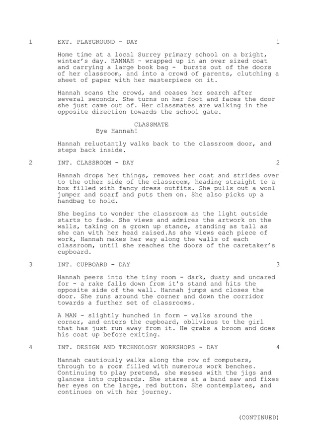 Script Draft Two | PDF