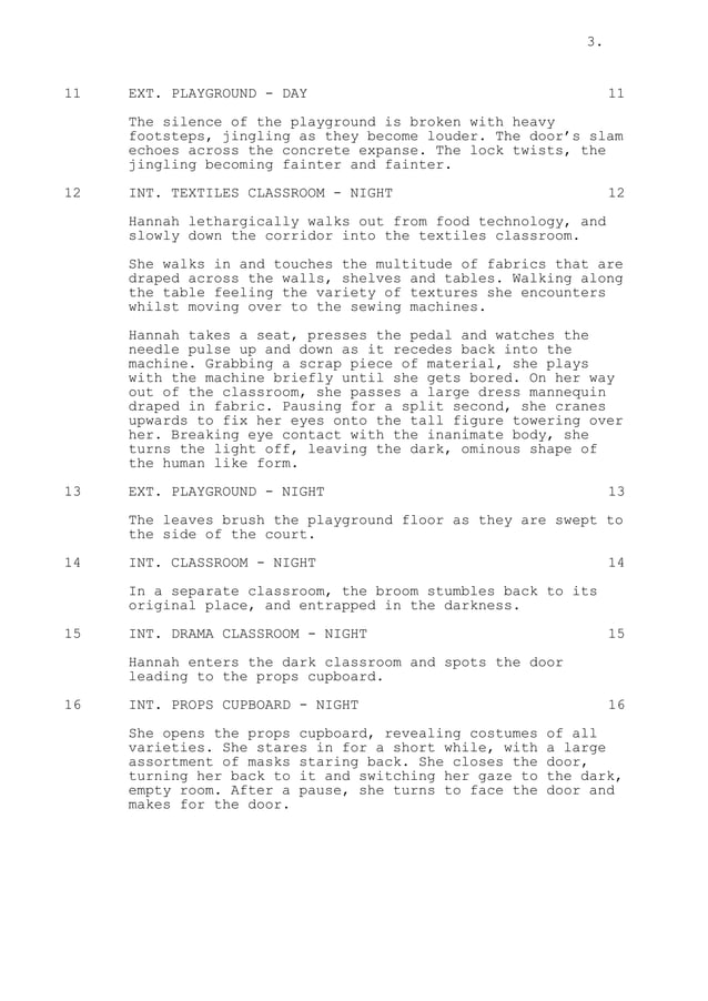 Script Draft Five | PDF | Needlework | Arts and Crafts