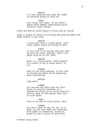 Script Horror finished | PDF