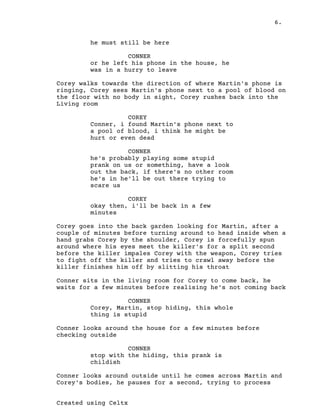 Script Horror finished | PDF