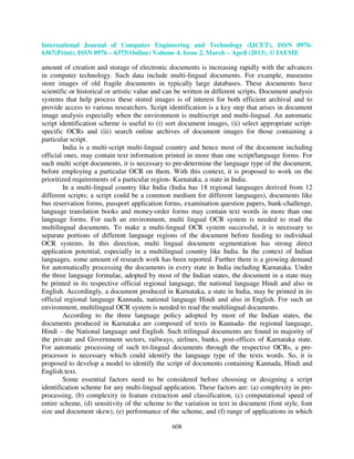 Script identification from printed document images using statistical ...