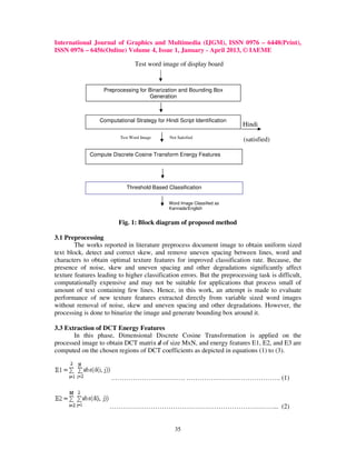 Script identification using dct coefficients 2 | PDF