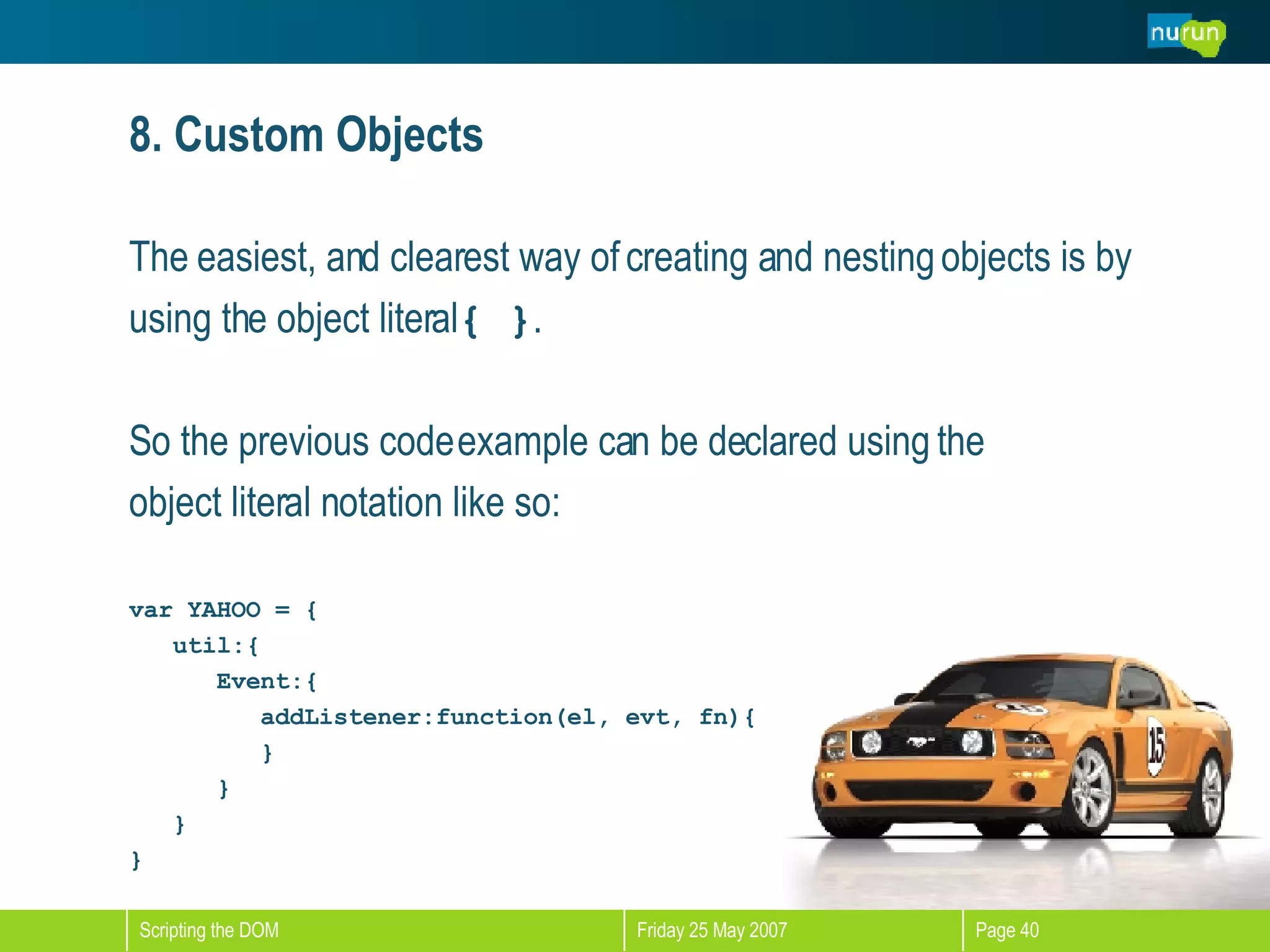 Scripting The Dom | PPT
