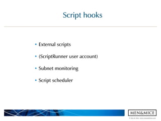 Scripting and automation with the Men & Mice Suite | PPT