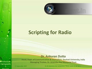 Scripting for Radio | PPT