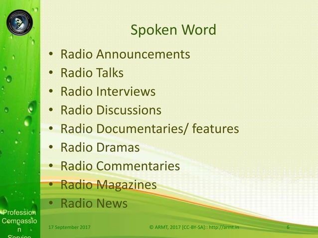 Scripting for Radio | PPT