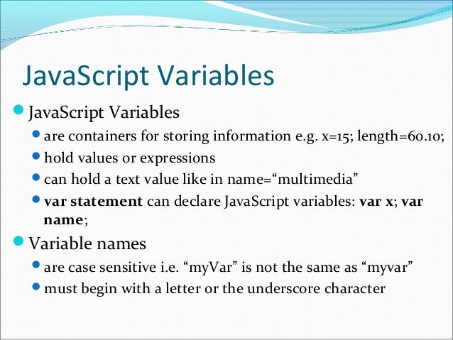Scripting languages