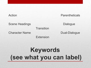 Scripting powerpoint | PPTX