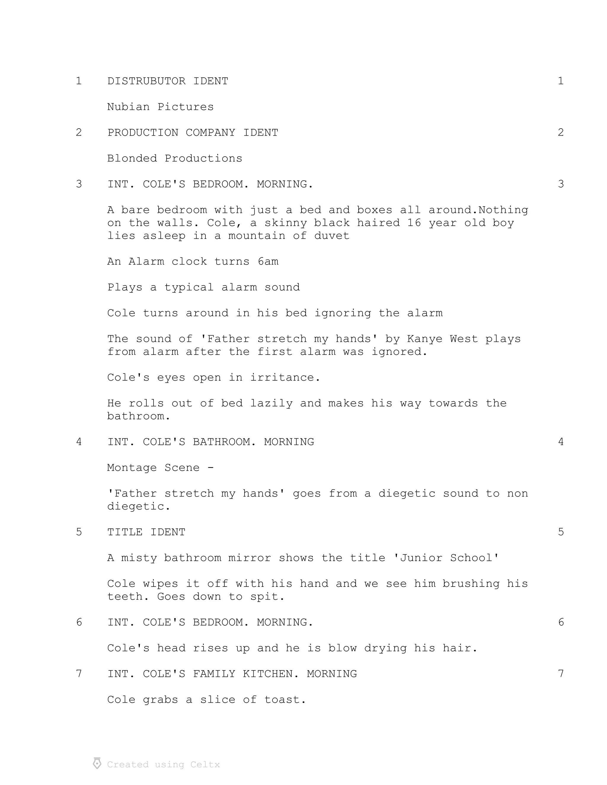 Script 'junior school' | PDF