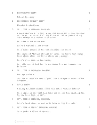 Script 'junior school' | PDF