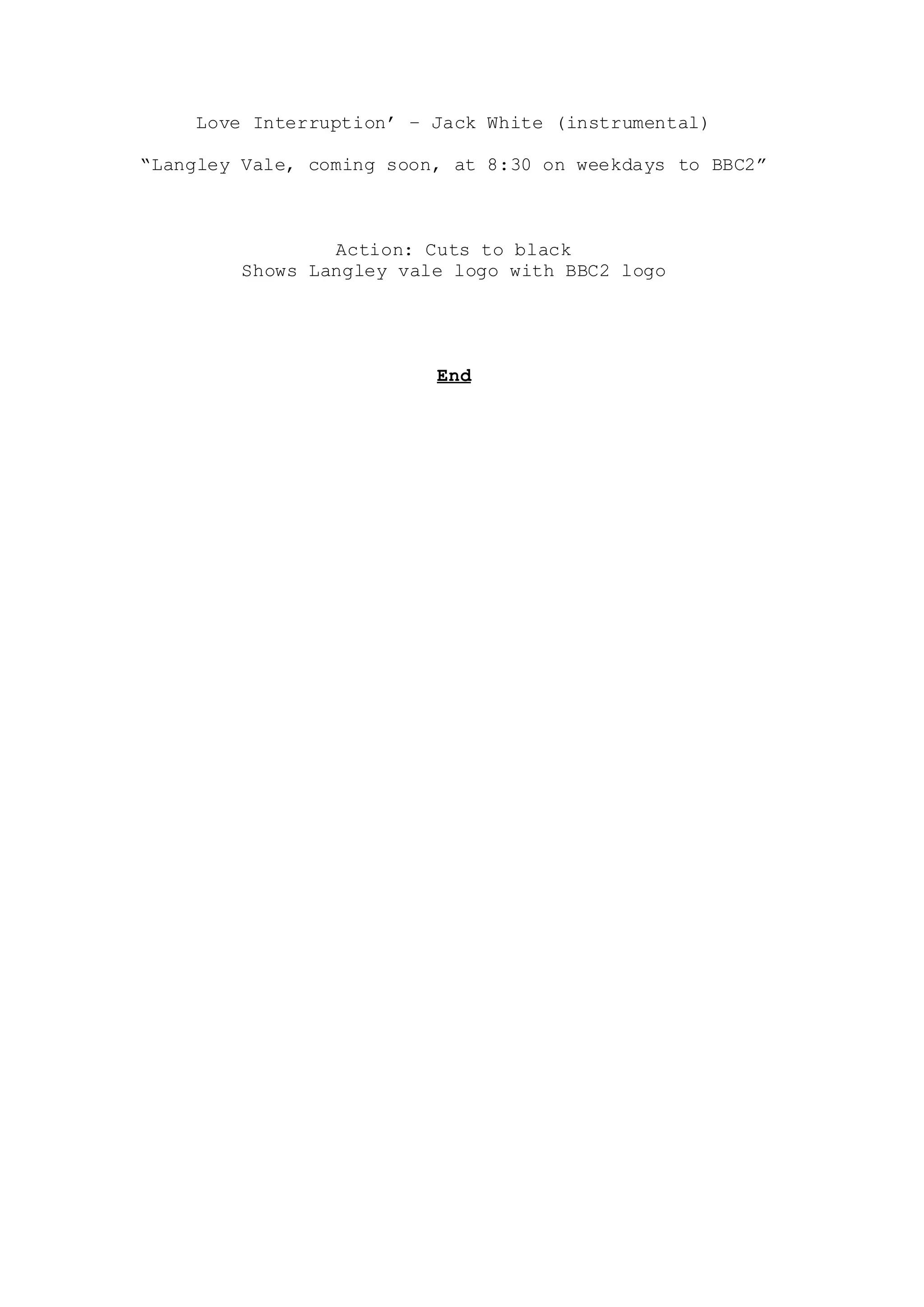 Script langley vale | DOCX