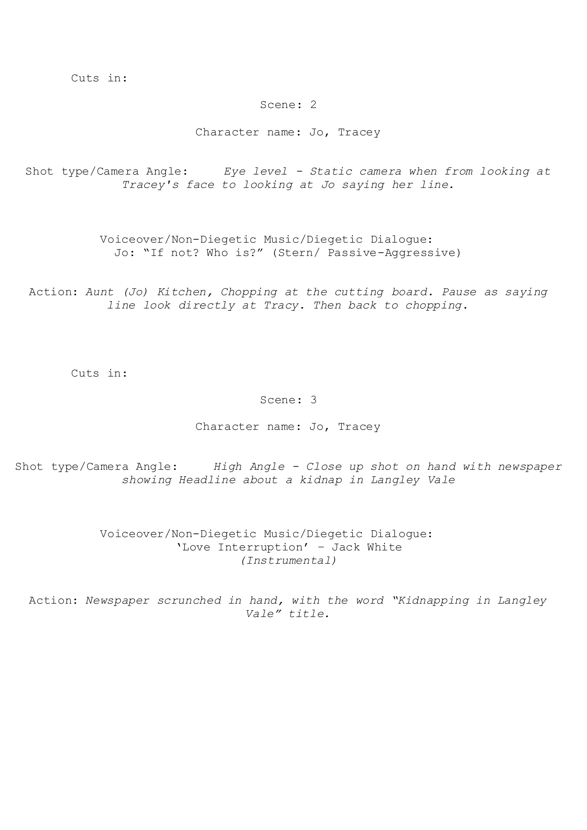 Script langley vale | DOCX