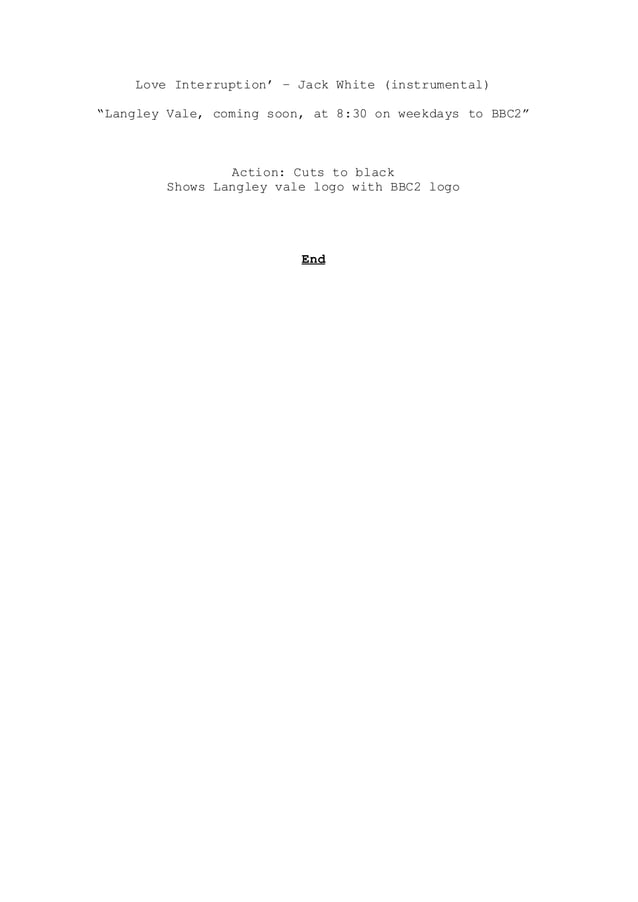 Script langley vale | DOCX