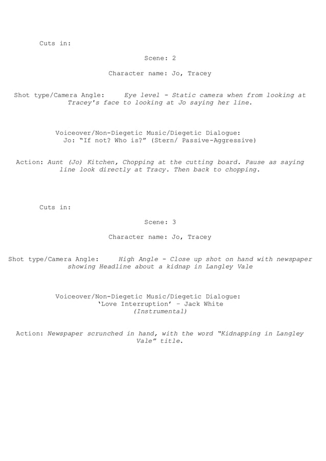 Script langley vale | DOCX