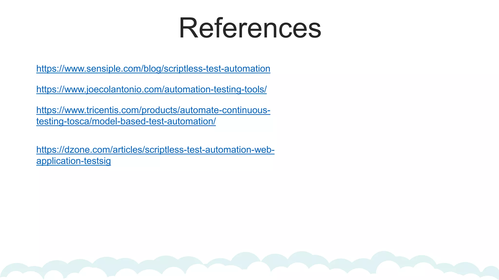 Script less automation | PPTX